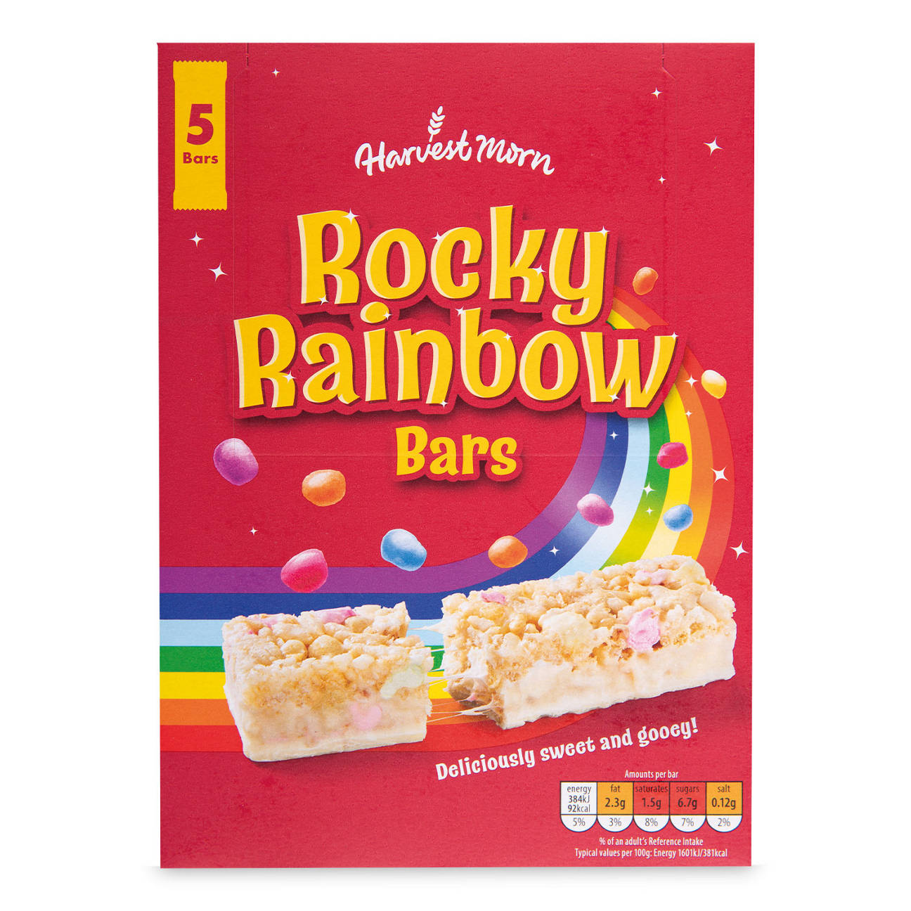 Rocky Rainbow Bars 5 Pack | ALDI UK